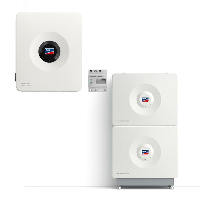 Solar Home Solution Set - SMA-SMA Home Storage 6.5 kWh Set for floor ...
